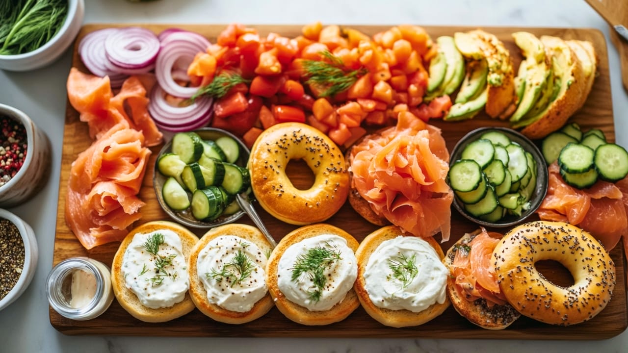 Build Your Own Fully Loaded Bagel Bar