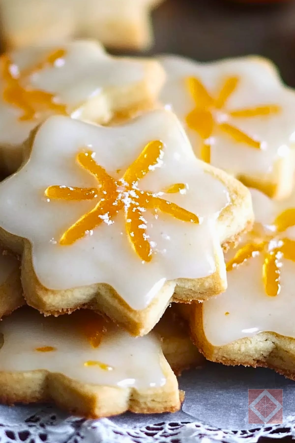 Cardamom Shortbread Cookie Recipe with Orange Glaze Made Easy