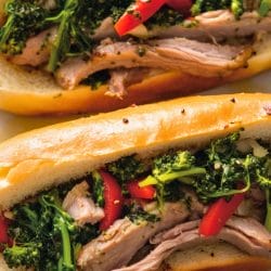 Best Philadelphia Roast Pork Sandwiches with Broccoli Rabe One-Pot Recipe
